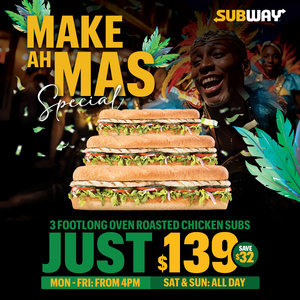 Subway Trinidad - Place Your Order